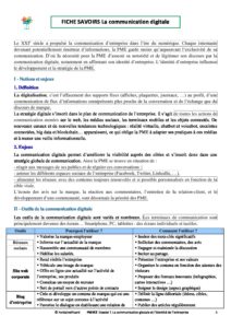 Fiche savoir : La communication digitale - GPME